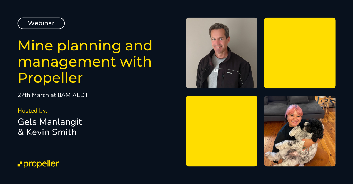 Webinar: Mine planning and management with Propeller